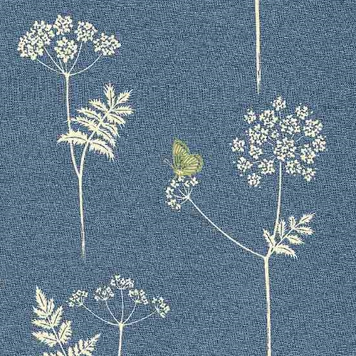 Sow and Scatter Cornflower Designer Fabric, Curtain and Upholstery Material