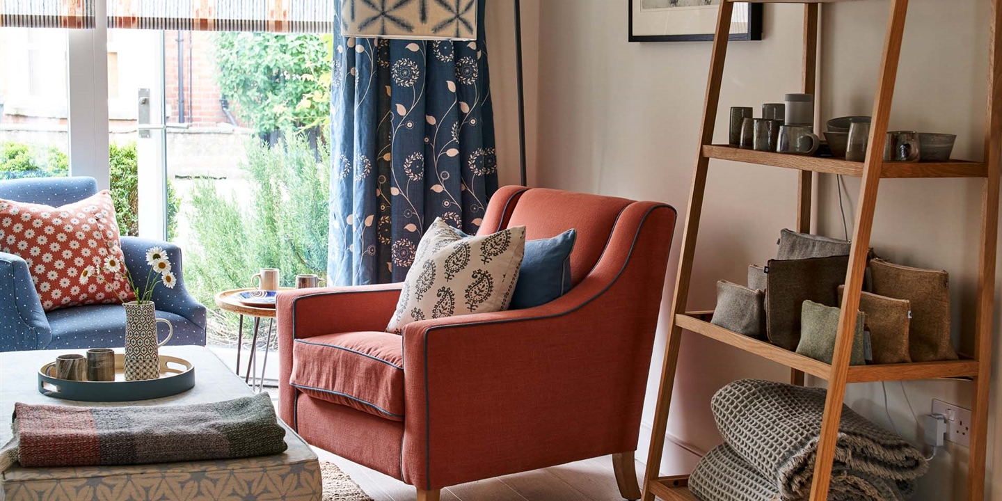 Large modern windows Chedworth Armchair - Vanessa Arbuthnott