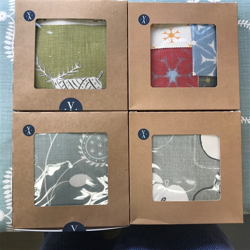 Patchwork fabric box | Patchwork material pack - Vanessa Arbuthnott